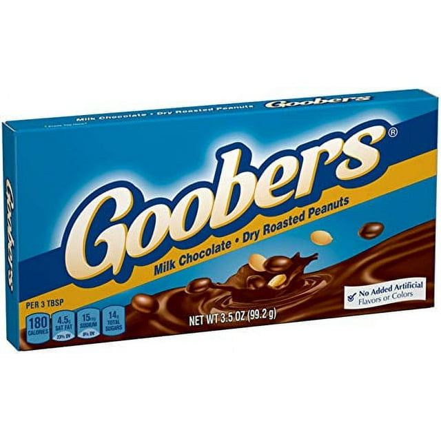 Goobers Chocolate Theater Box, 3.5 oz - Walmart.com