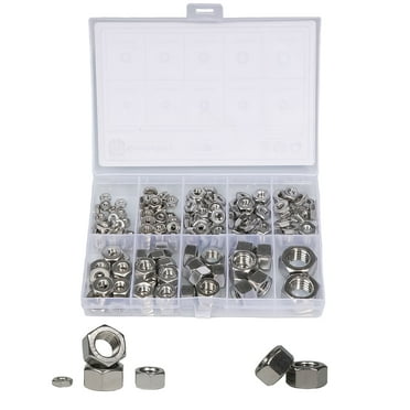 272PCS Heavy Duty Bolts and Nuts Assortment Kit, 1/4, 5/16, 3/8 Machine ...