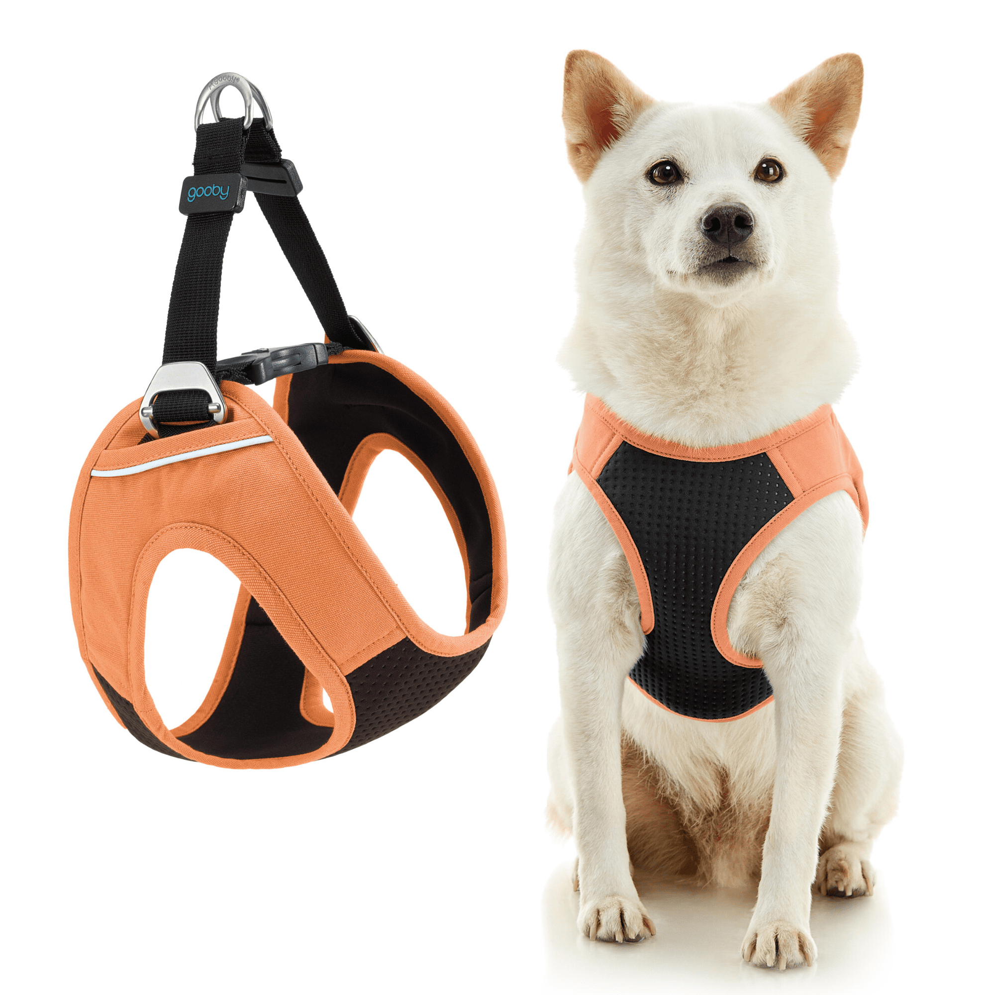 Gooby Escape Free Easy Fit Plus Harness - Atlanta Peach, Small ...