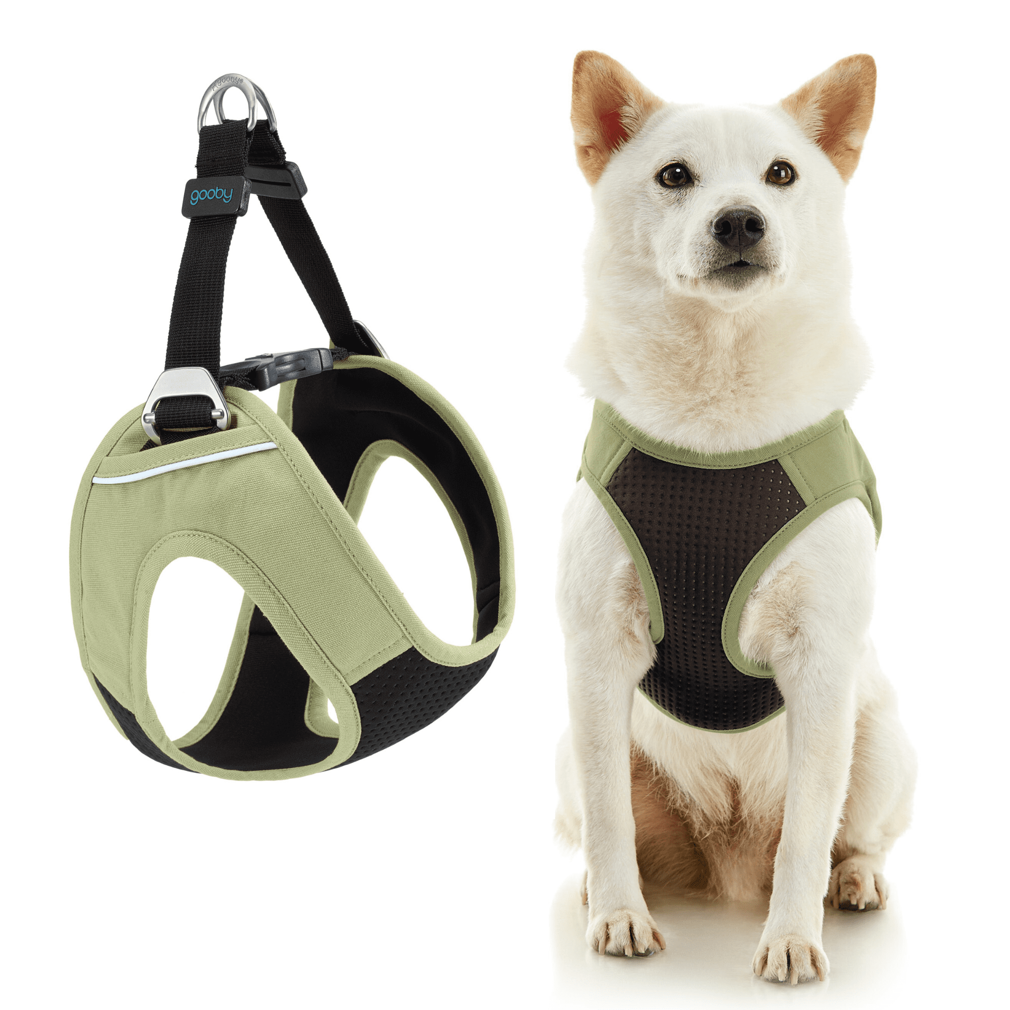 Gooby Escape Free Easy Fit Plus Harness - Portland Green, Small ...