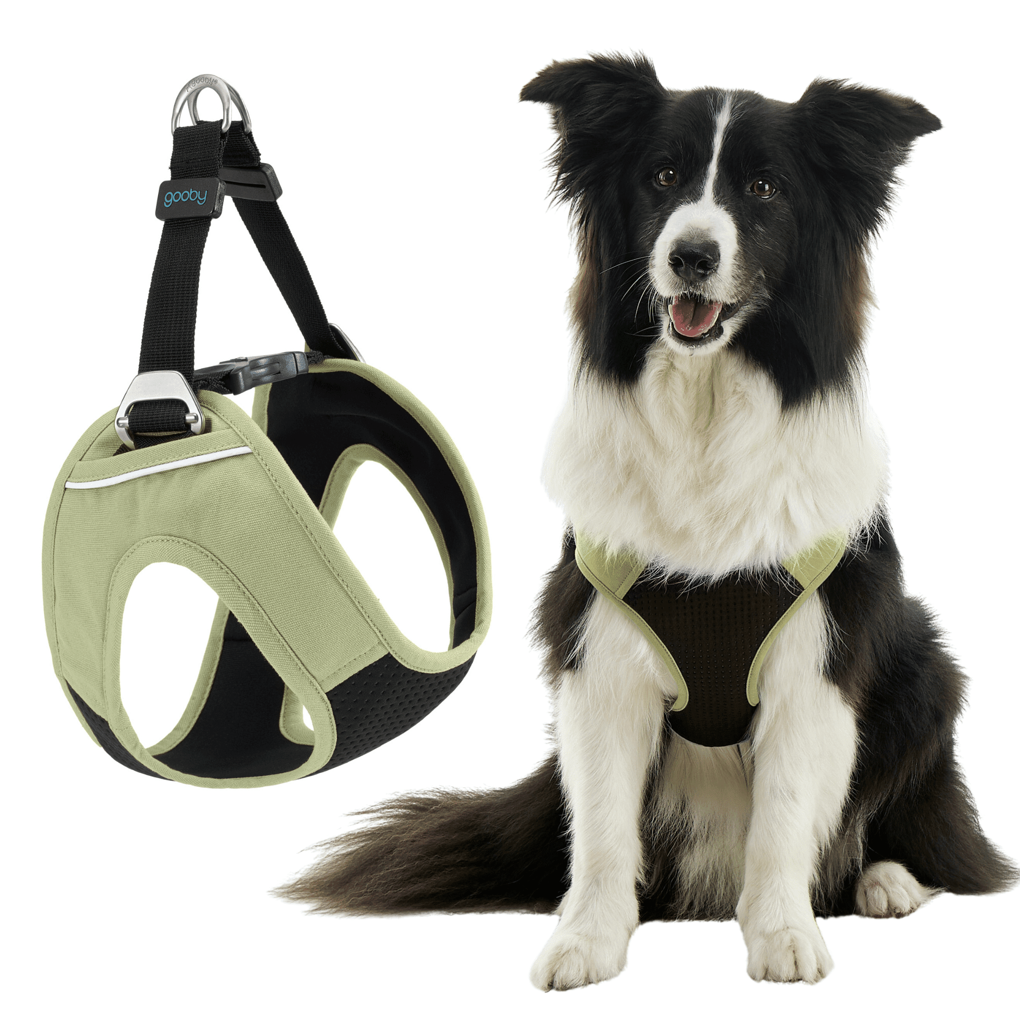 Gooby Escape Free Easy Fit Plus Harness - Portland Green, Small ...