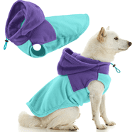 Gooby Padded Vest Dog Jacket - Solid Green, Large - Warm Zip Up Dog ...