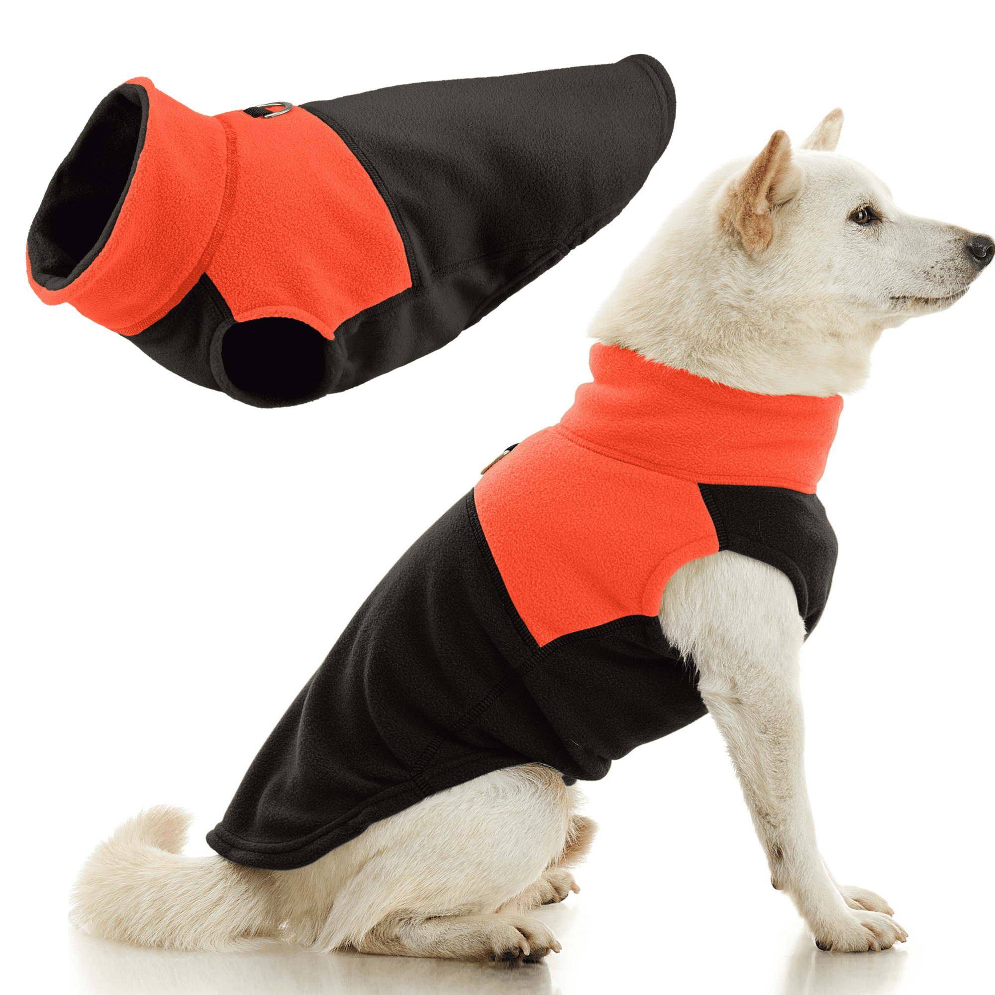 Customer reviews for Gooby Fleece Vest Two Tone - Black, Small - Soft ...