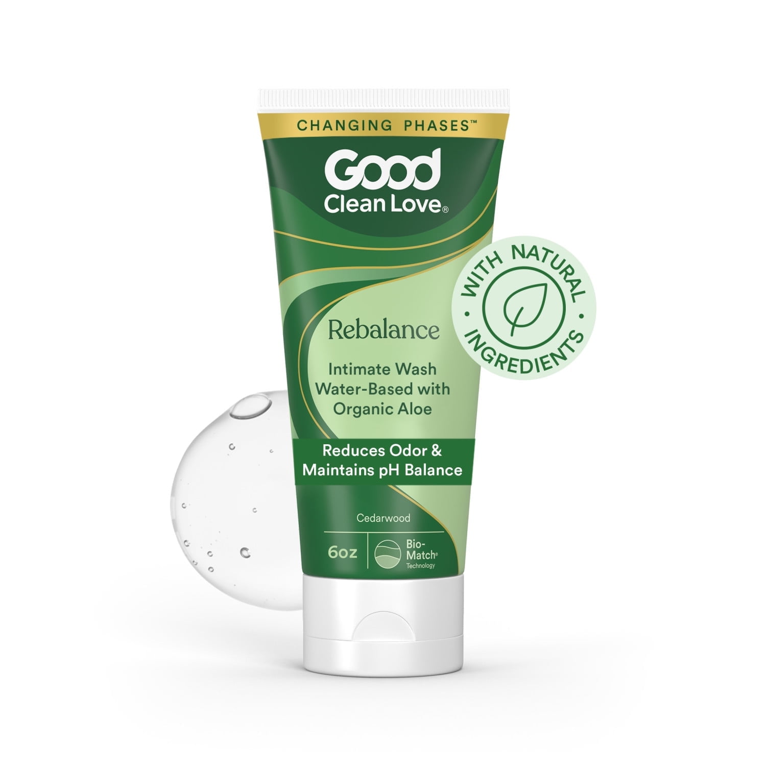 Good Clean Love® Rebalance Intimate Wash, pH-Balanced & Moisturizing ...