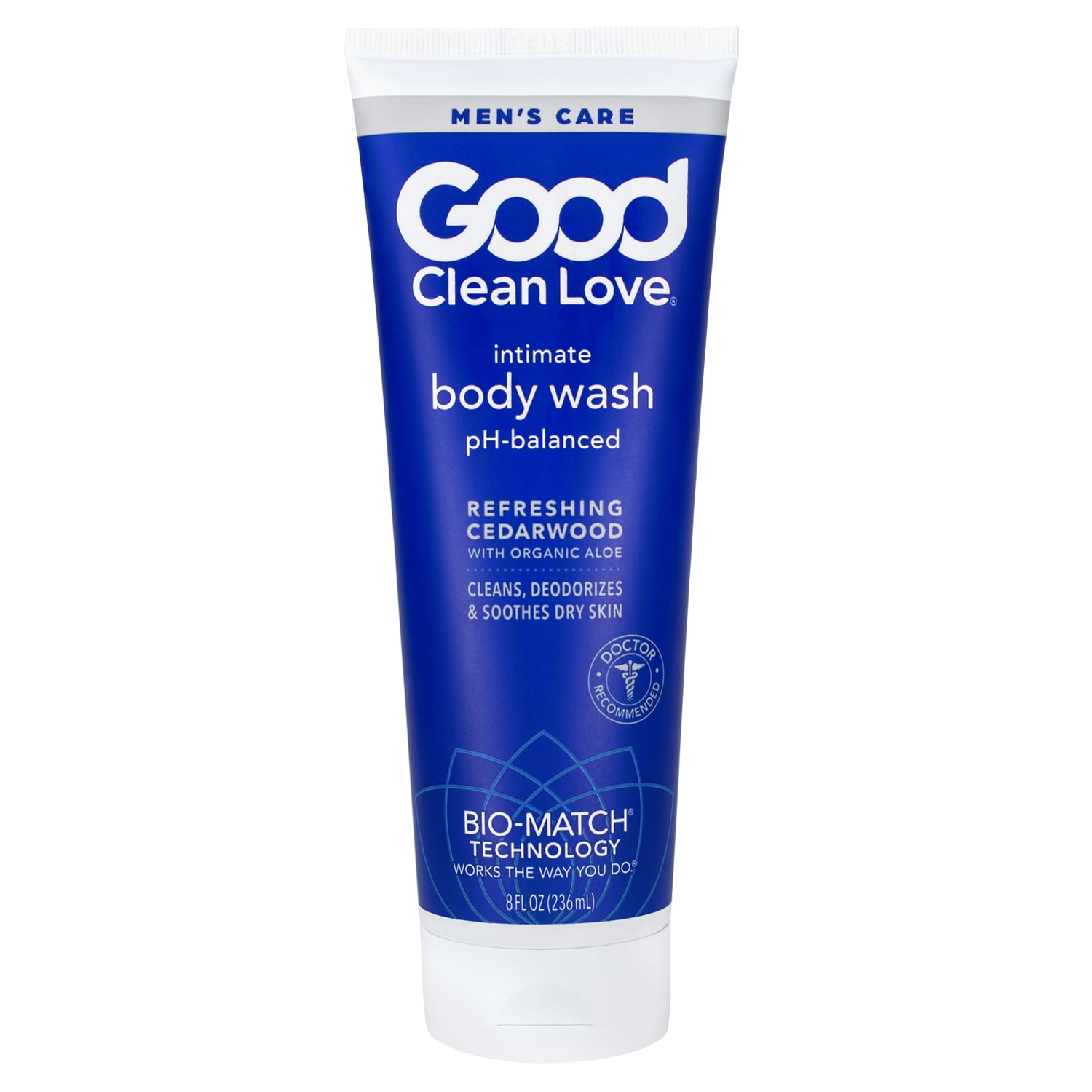 Good Clean Love Men's Cedarwood Body Wash, 8 oz, pH-Balanced and ...