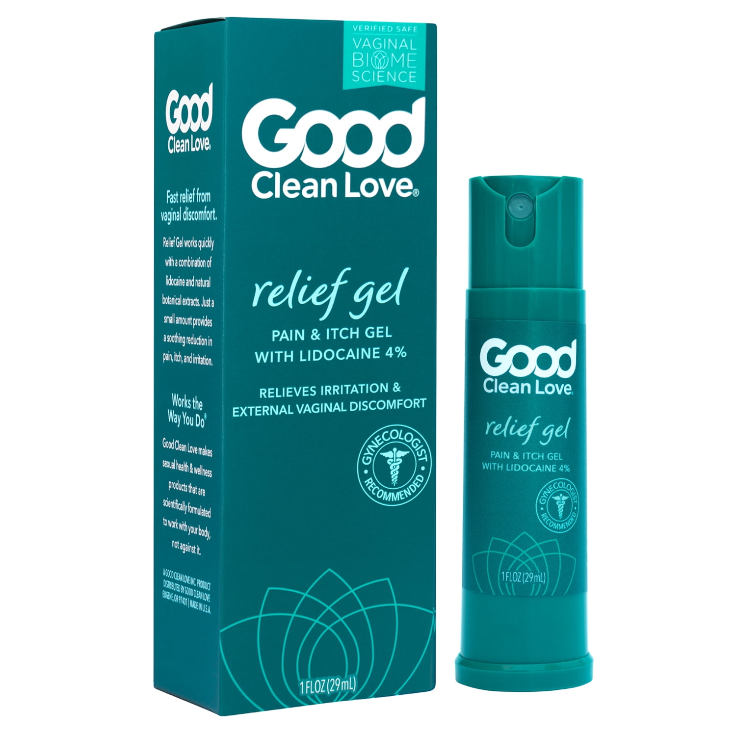 Good Clean Love: Relief Gel Pain & Itch with Lidocaine 4%, Relieves ...