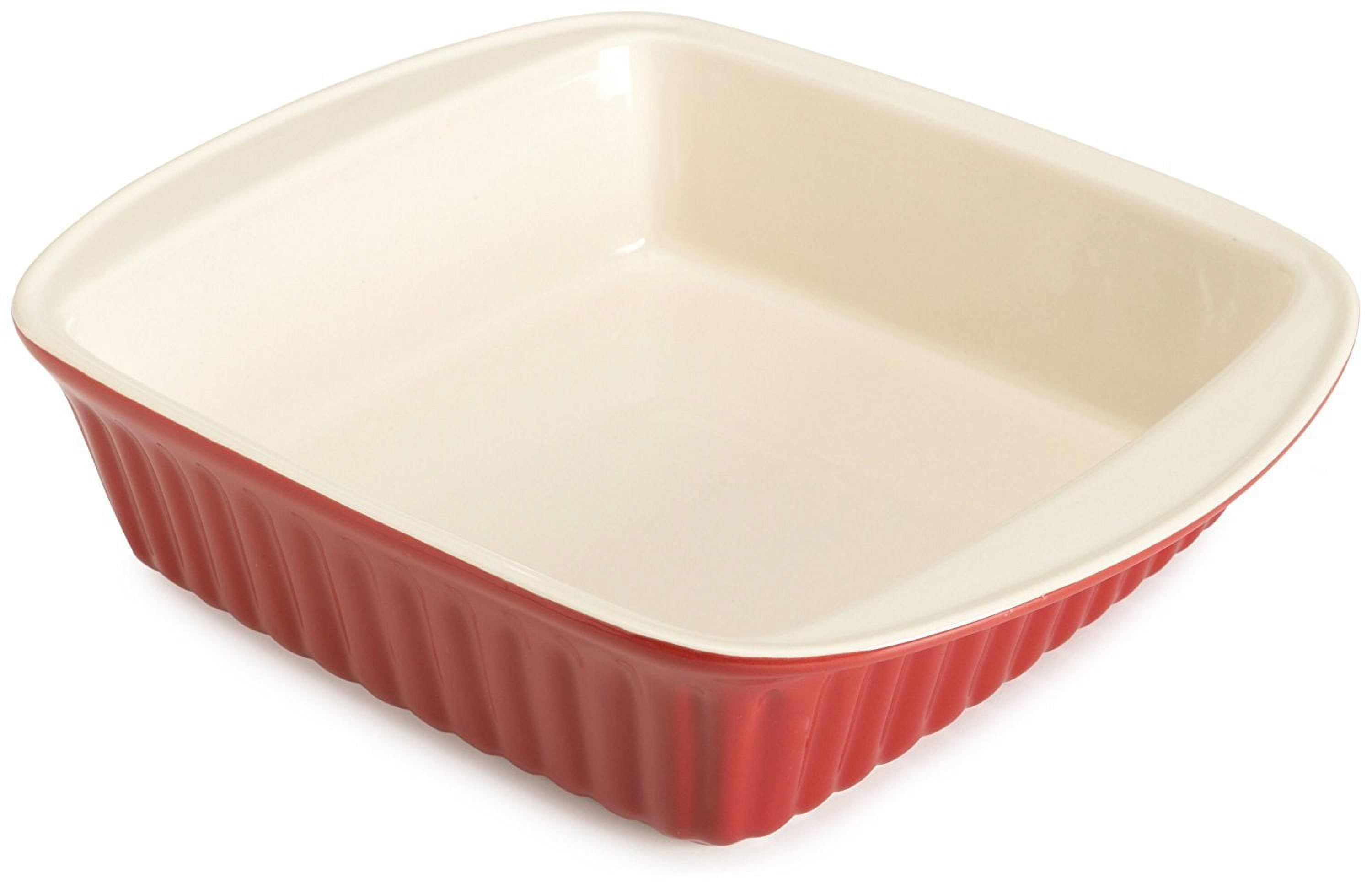 Good Cook 2 Quart Square Ceramic Dish, Red - Walmart.com