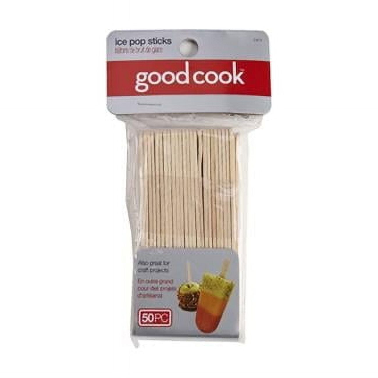 Good Cook 6366918 Wood Ice Pop Sticks, Tan - Walmart.com