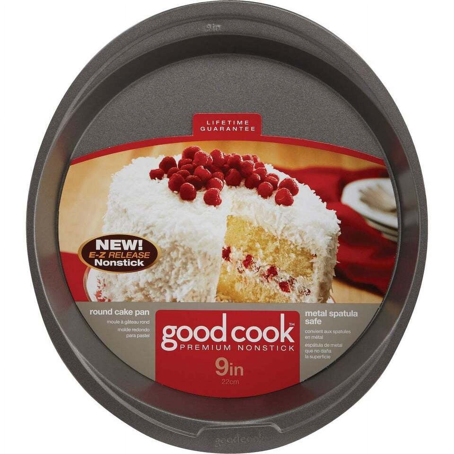 Good Cook 9 In. Round Non-Stick Cake Pan, 3 Pack - Walmart.com