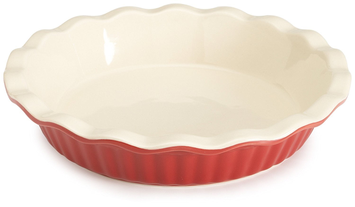 Good Cook 9 Inch Ceramic Pie Plate, Red - Walmart.com