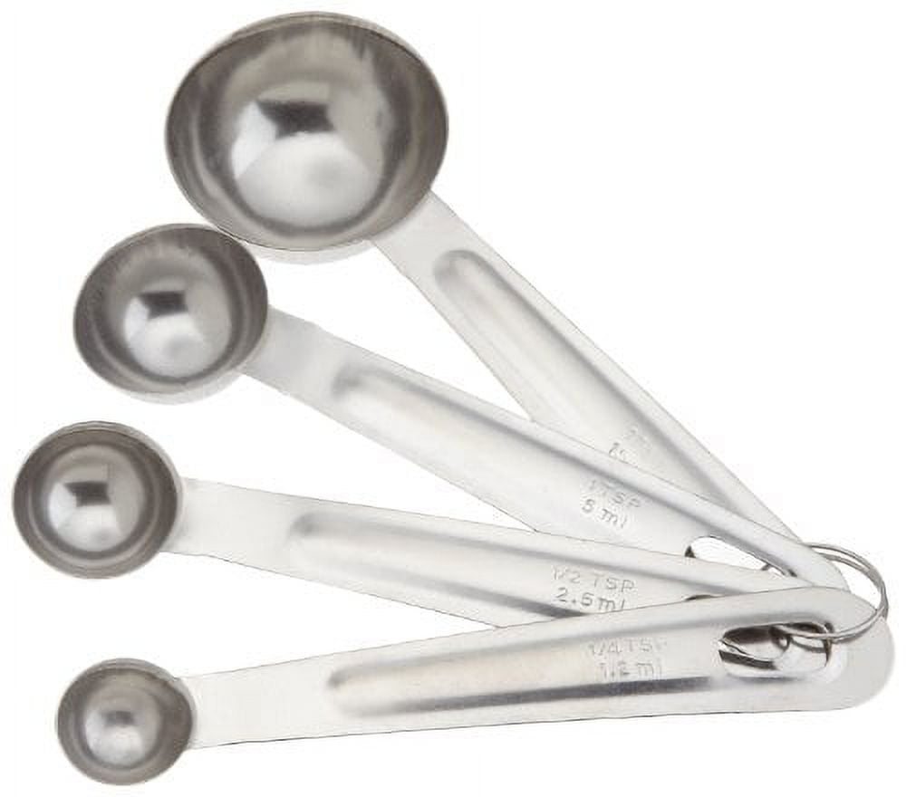Good Cook Classic Set of 4 Stainless Steel Measuring Spoons (Pack of 10 ...