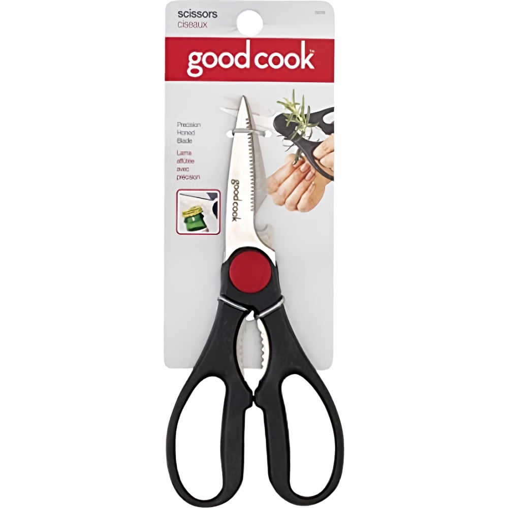 Bradshaw International Good Cook Gourmet Stainless Steel Shears (Pack ...
