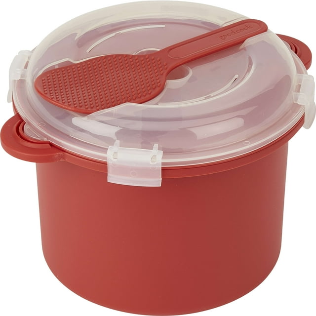 GoodCook Large Capacity BPA-Free Plastic Microwave Rice Cooker with ...
