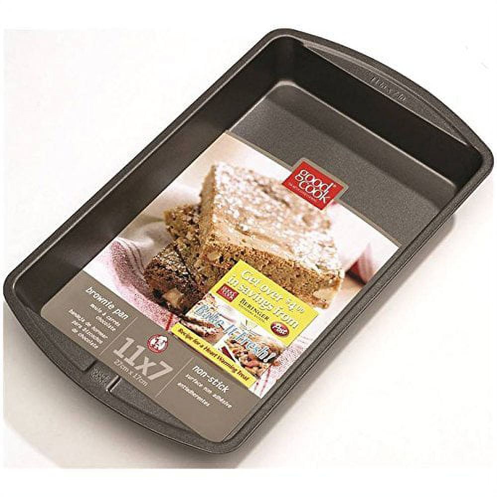 Good Cook Premium Bakeware Brownie & Biscuit Pan 11 In x 7 In 1CT Pack ...
