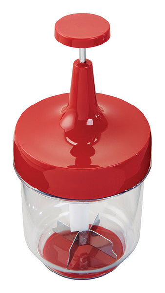 Good Cook Red/Clear Plastic Food Chopper - Walmart Business Supplies