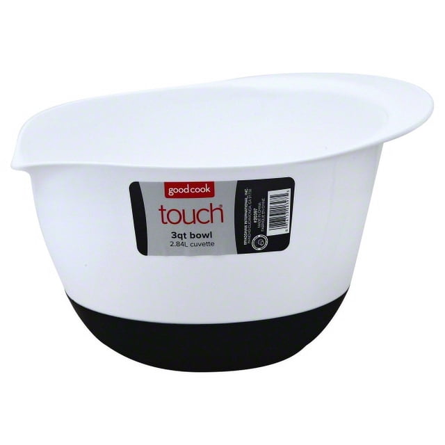Good Cook Touch Plastic Mixing Bowl, 3-Quart - Walmart.com