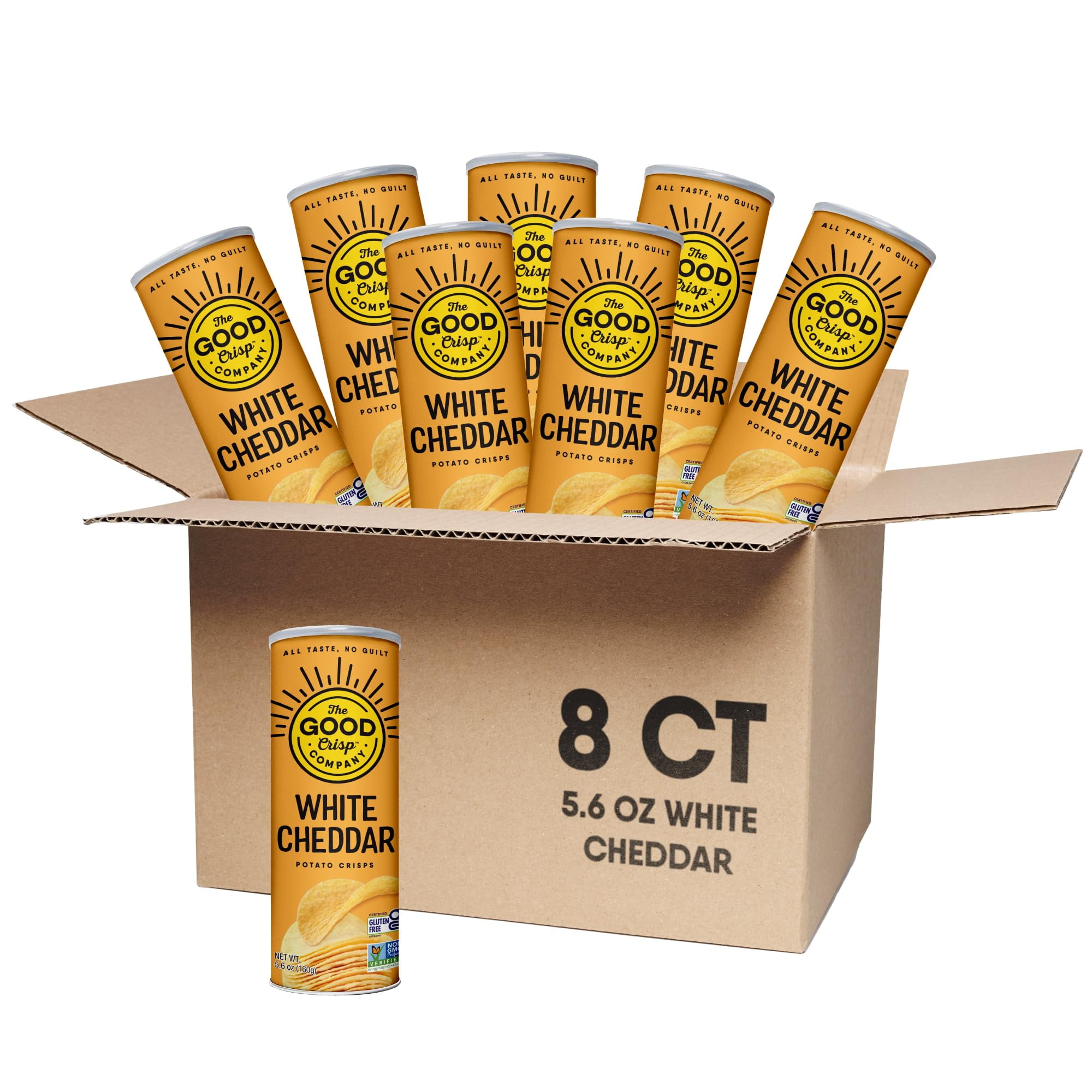 The Good Crisp Company, BCF26 Aged White Cheddar, Gluten Free Potato ...