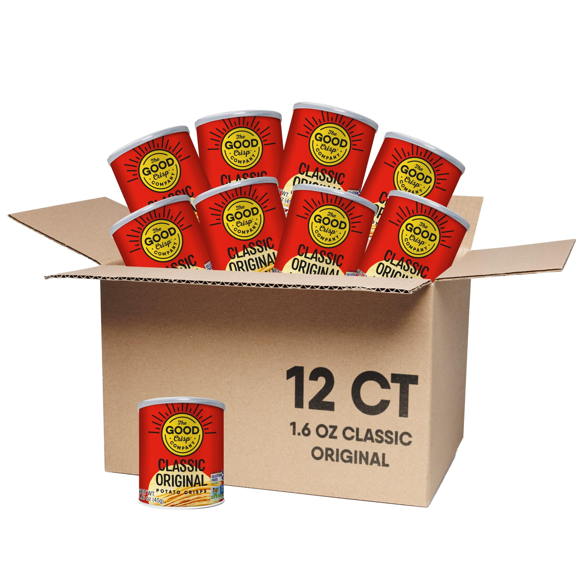 The Good Crisp Company, Good MDA05 Crisps Minis (Original, 1.6 Ounce ...