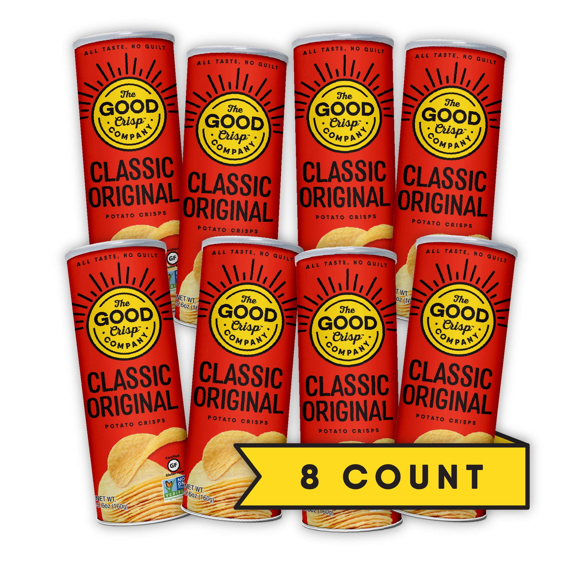 The Good Crisp Company, Original Gluten Free Potato Chips (5.6 Ounce ...