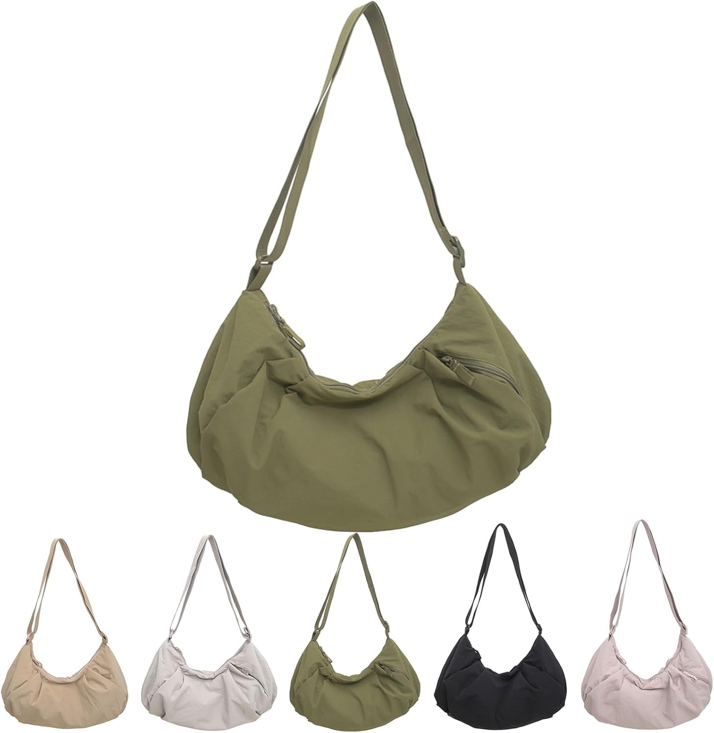Good Croissant Bag, Croissant Sling Large - Puffer Nylon/Water ...