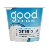 Good Culture Classic Simply Cottage Cheese, 2% Milk Fat, 19 g Protein ...