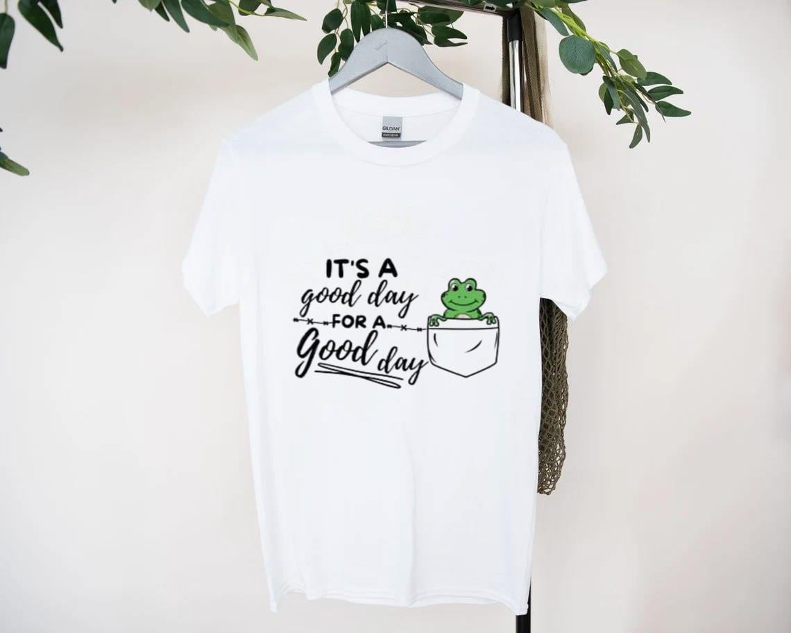 Good Day T-Shirt With Motivational Quote And Sunny Vibes, for men ...