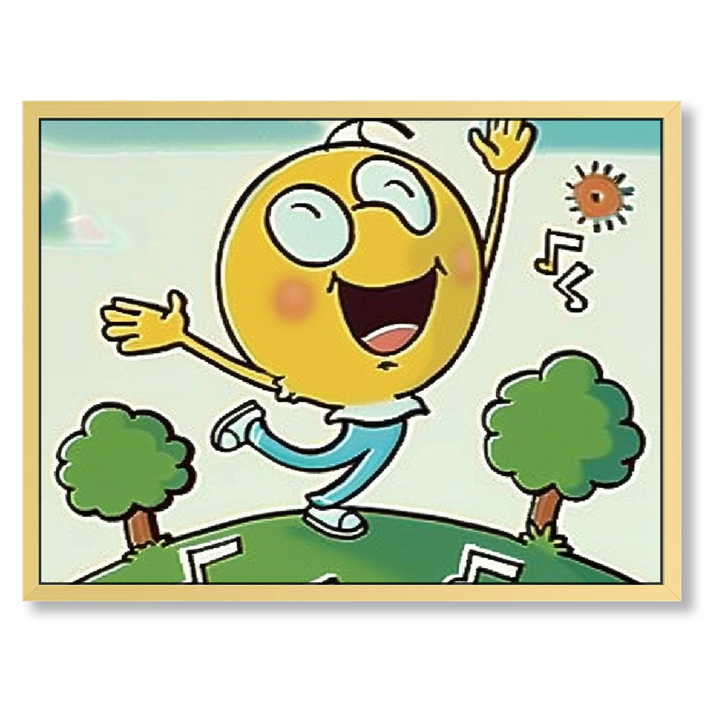 Good Days Ahead Retro Poster Wall Art Print, Cute Room Decor Retro ...