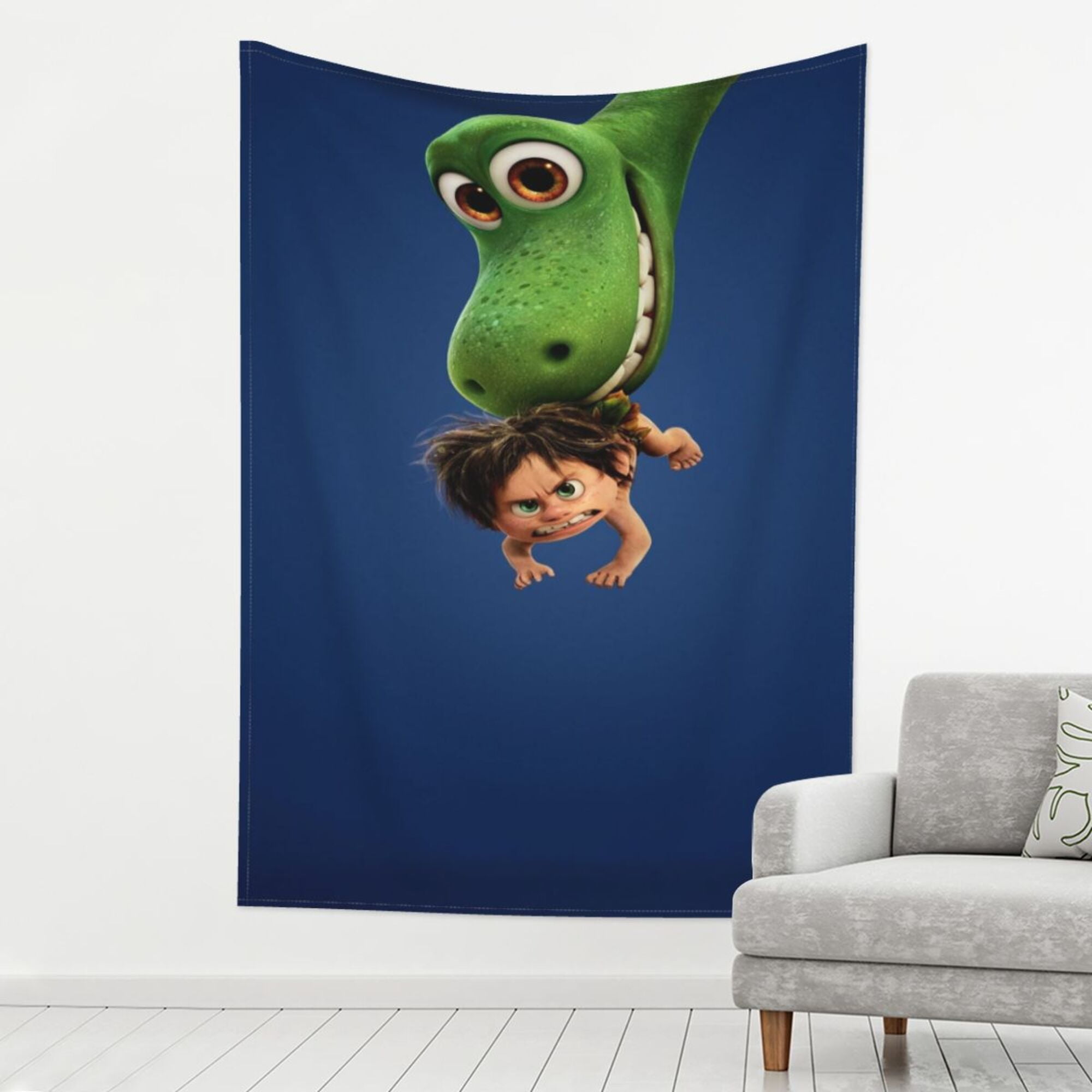 The Good Dinosaur Tapestry Cartoon Print Wall Art Hanging Tapestry ...