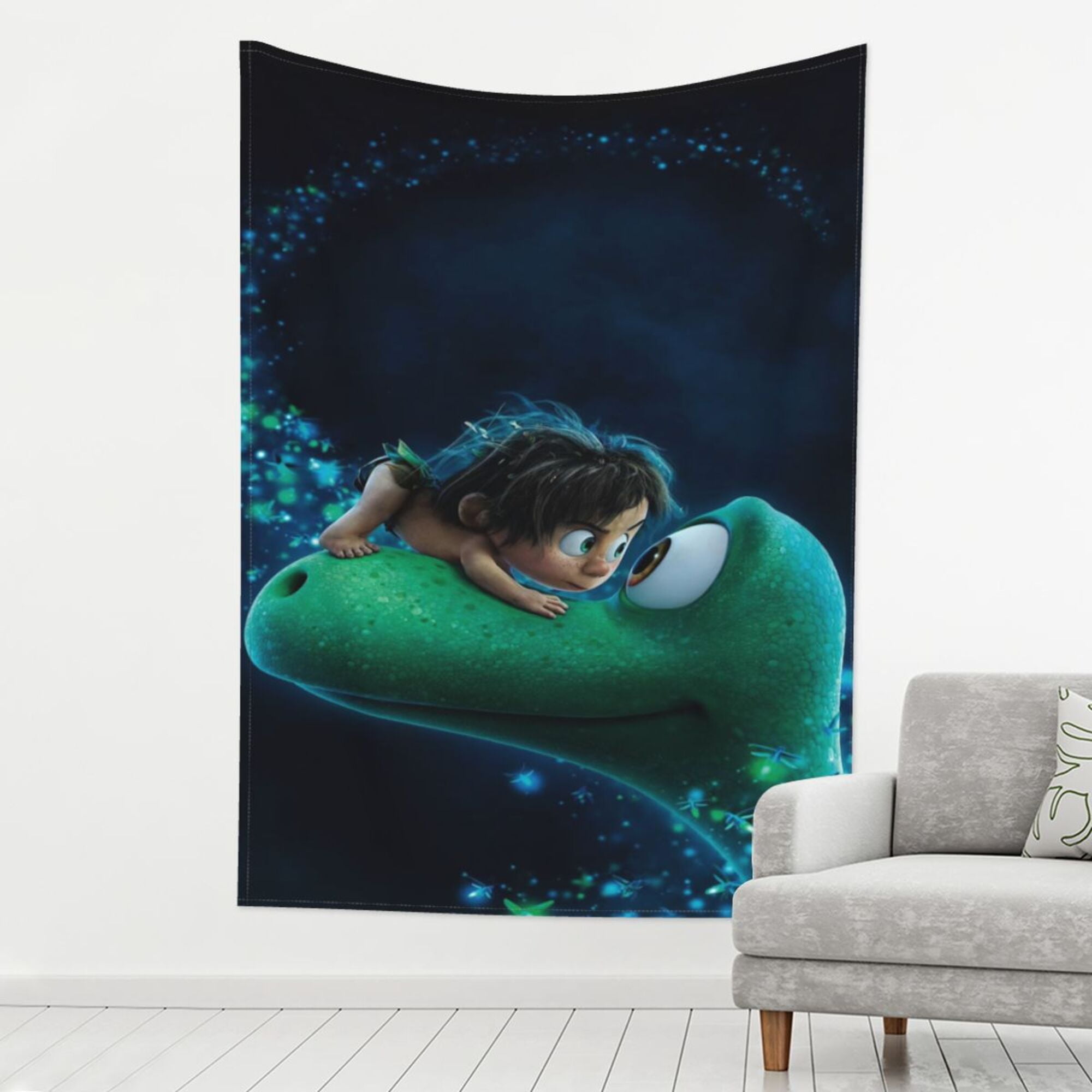 The Good Dinosaur Tapestry Cartoon Print Wall Art Hanging Tapestry ...