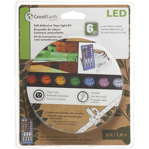 Good Earth Lighting LED Under Cabinet Tape Light With Remote Control ...