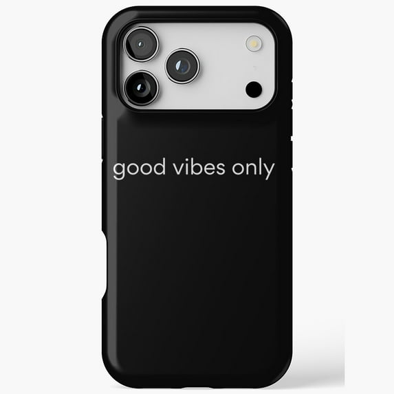 Good Energy Only Design Graphic iPhone Case 17 to 11 Pro Max - Walmart.com