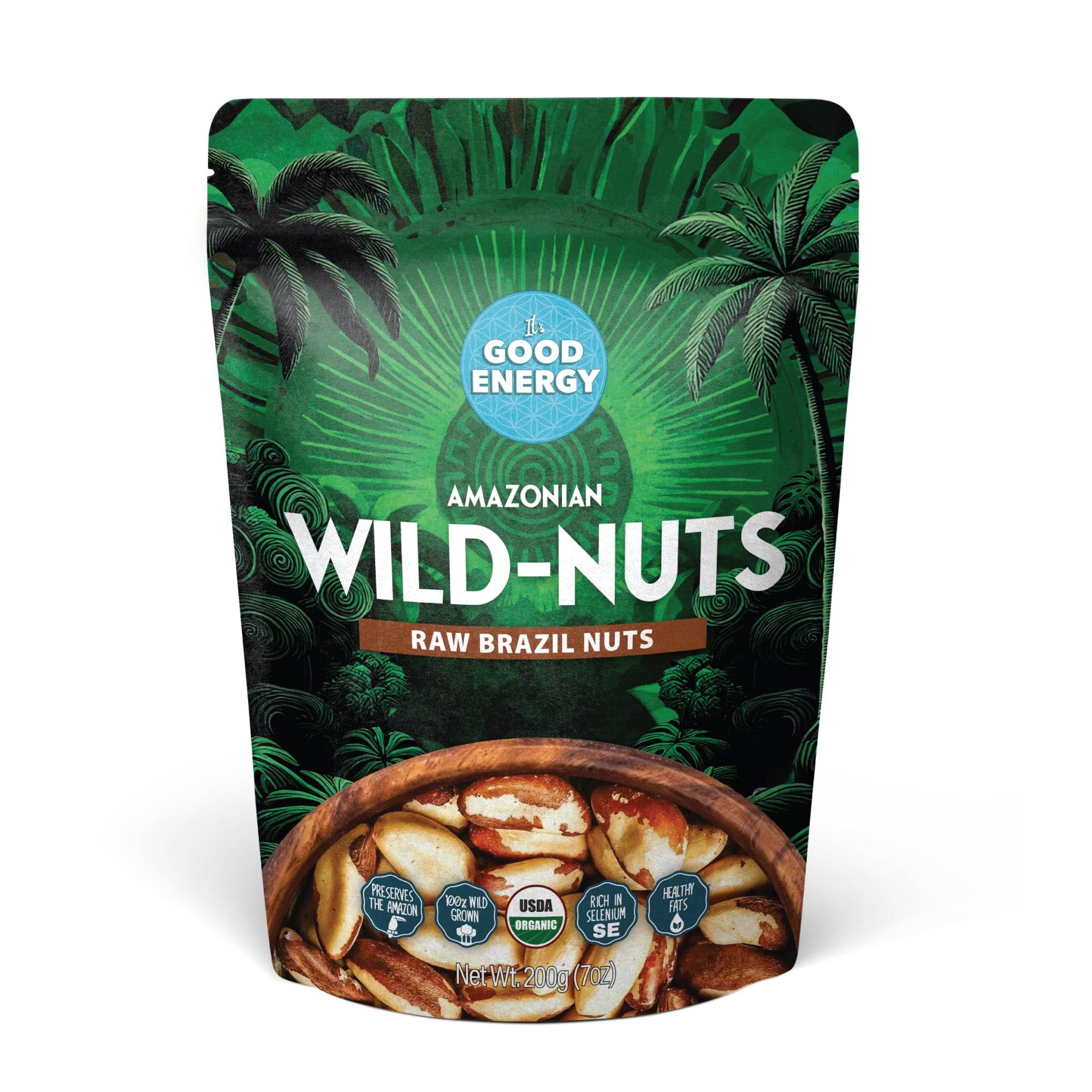 It's Good Energy Organic Brazil Wild Nuts | Raw Brazil Nuts | 100% Wild ...