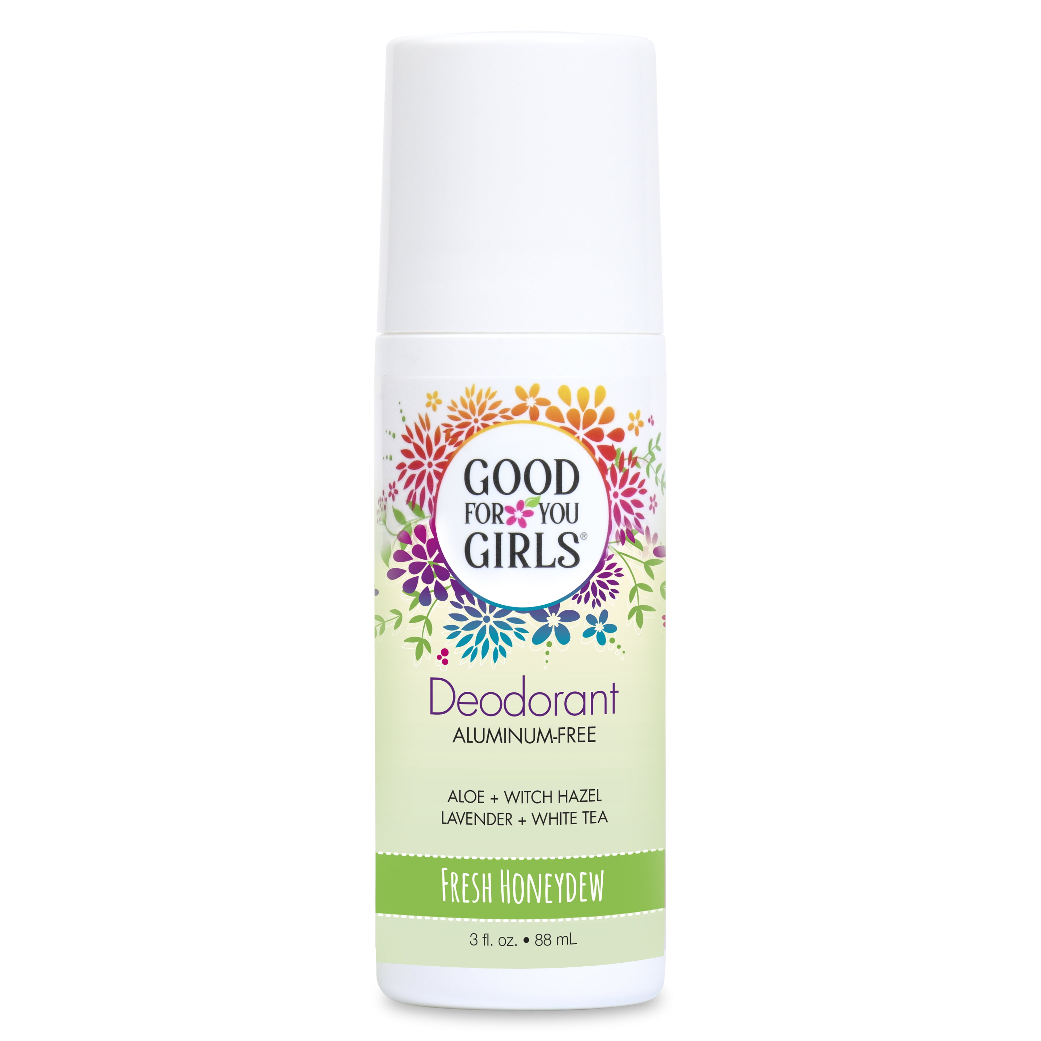 Good For You Girls Aluminum-Free Natural Roll-on Deodorant - Honeydew ...