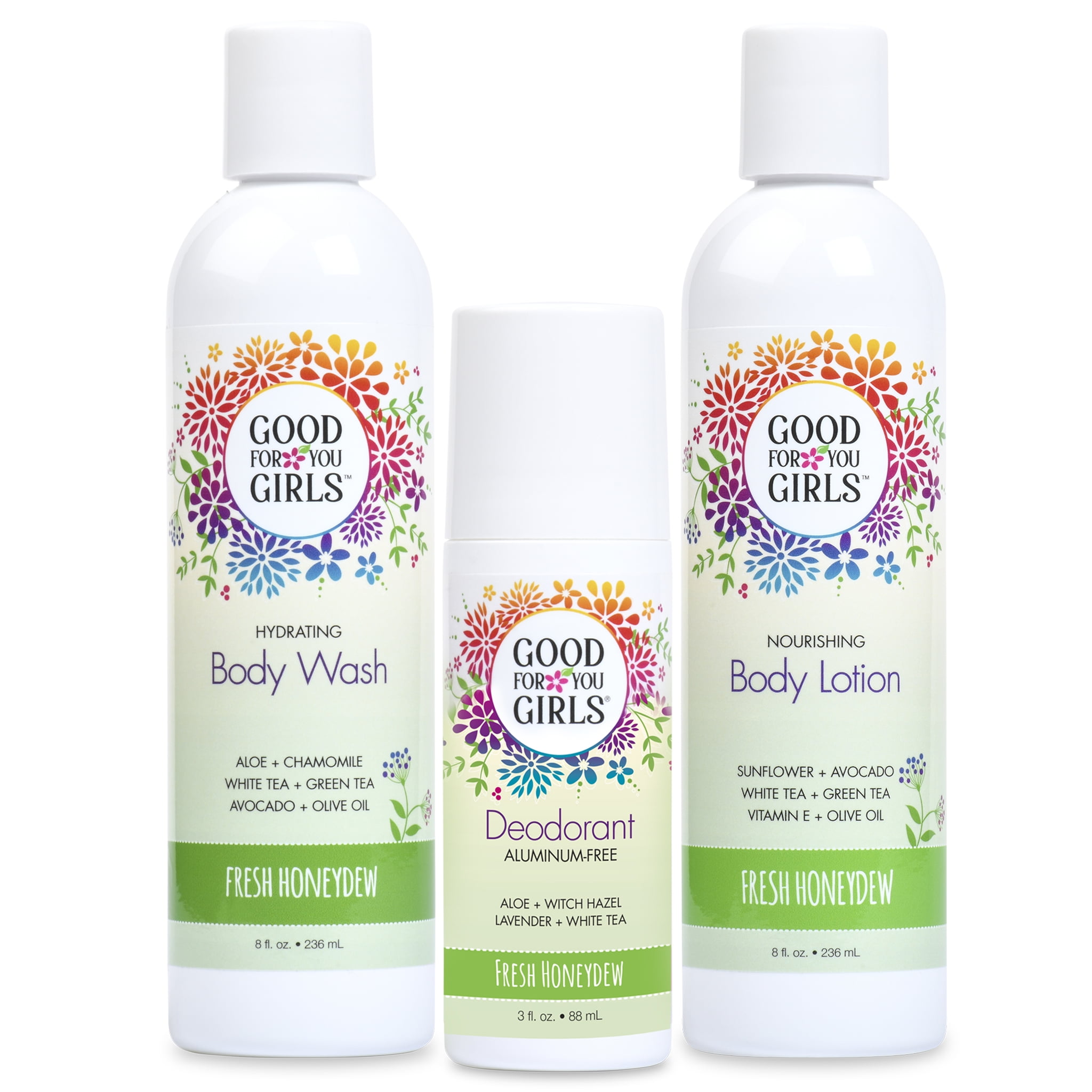 Good For You Girls Body Wash, Body Lotion and Deodorant Gift Set ...