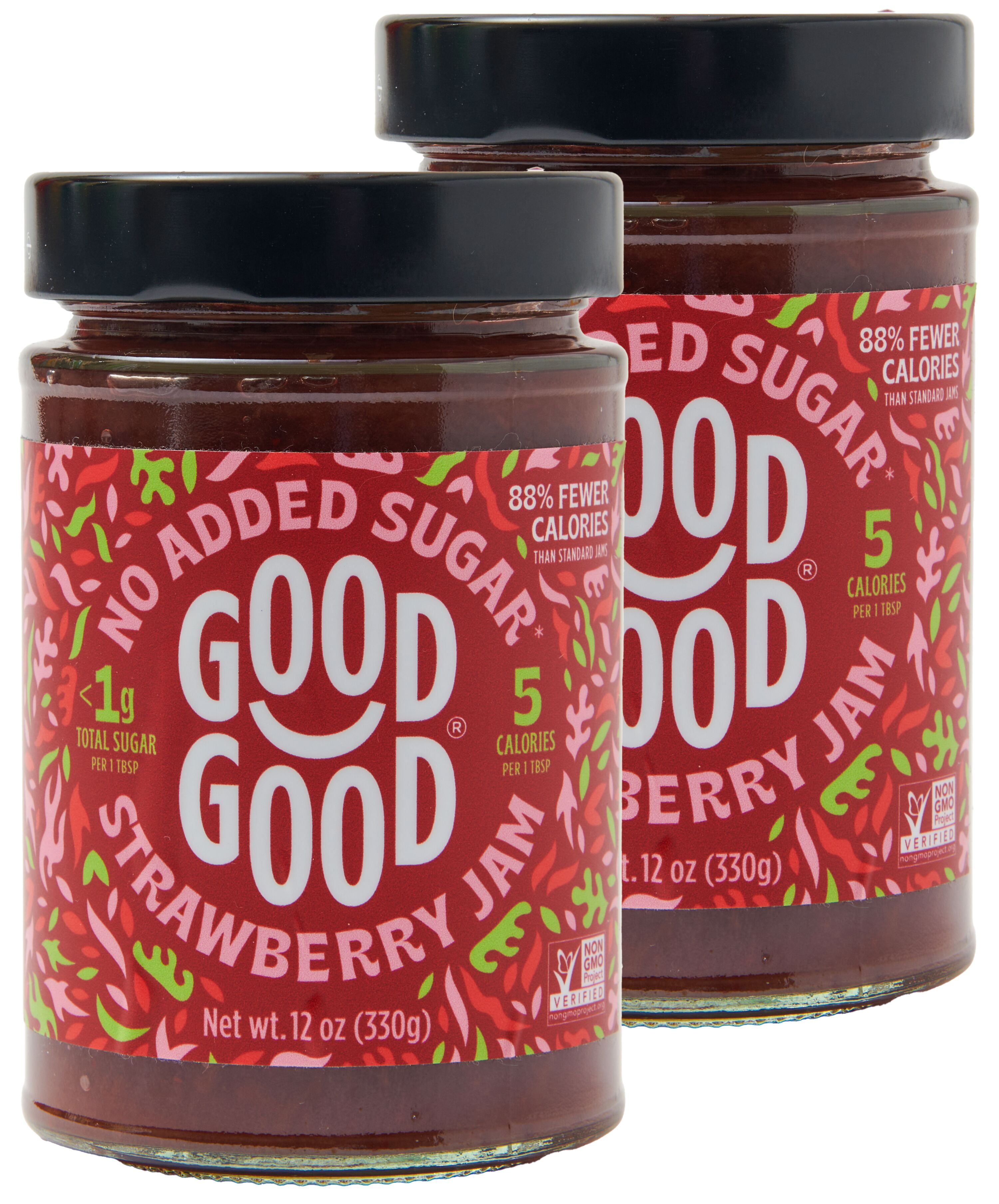 GOOD GOOD Strawberry Jam, 12oz (2 Pack) - Walmart.com