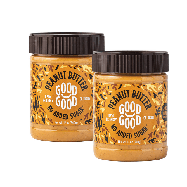 Good Good Peanut Butter Crunchy, 2-Pack - Walmart.com