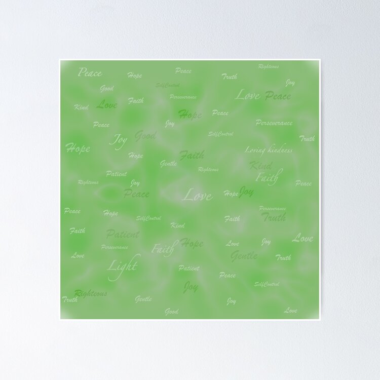 Good Green Subtle Poster- Unframed Poster | Wall Art | Perfect For Home ...