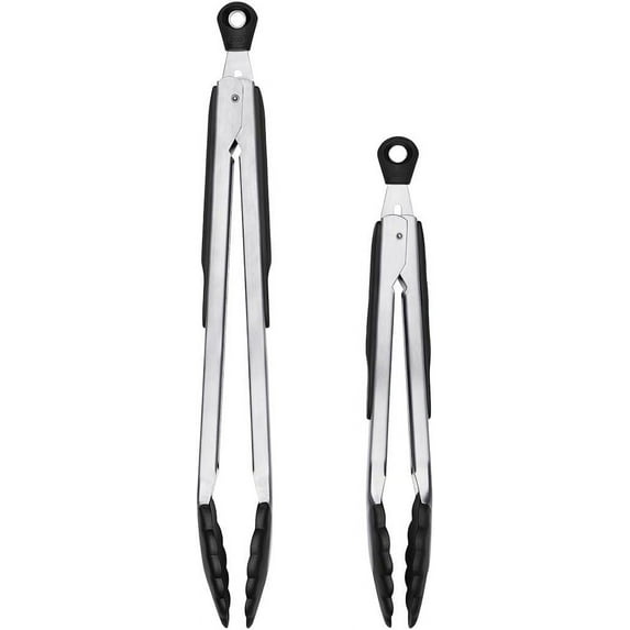 Good Grips 2-Piece Tongs with Nylon Heads Set - Walmart.com