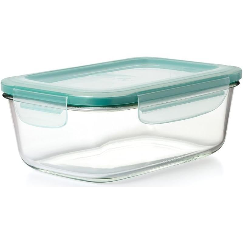 Good Grips 3.5 Cup Smart Seal Glass Rectangle Food Storage Container ...