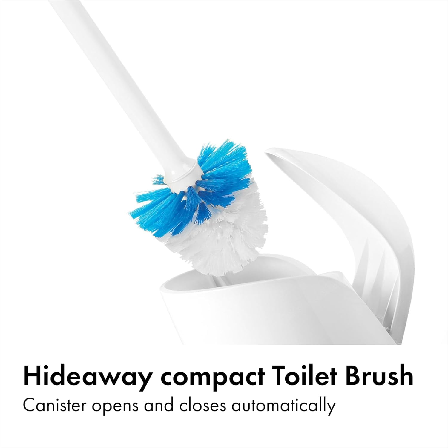 Good Grips Compact Toilet Brush & Canister, Toilet Bowl Brush with ...