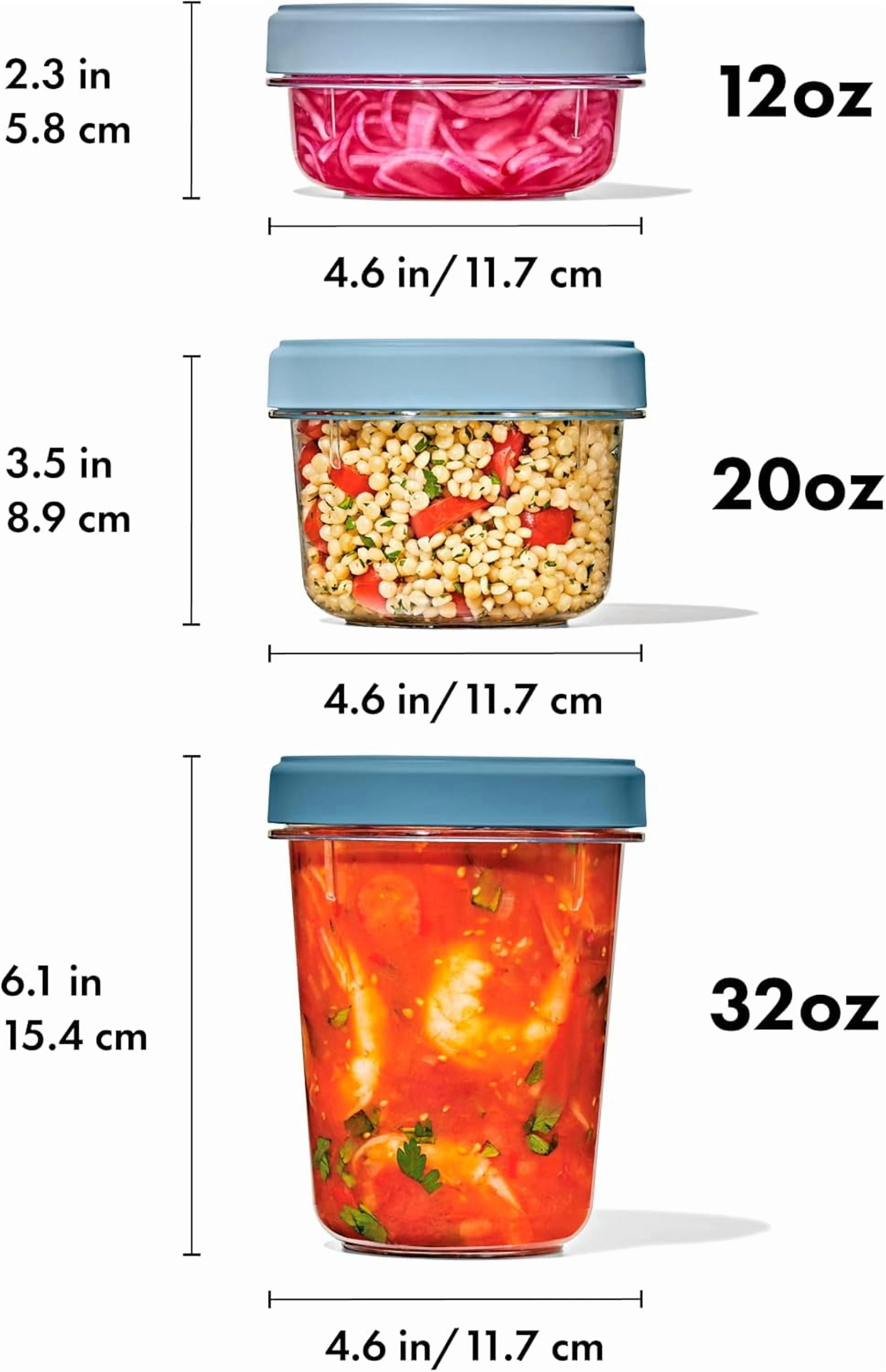 Good Grips Twist & Stack 12-Piece Container Set - Leakproof, Stain ...