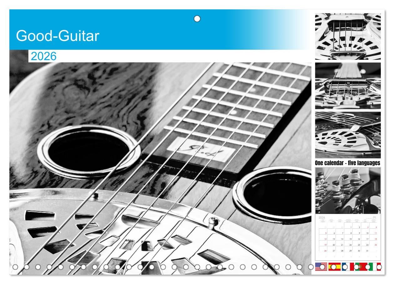 Good-Guitar (Monthly Wall Calendar 2026 16.5 x 23.4 (open)), CALVENDO ...