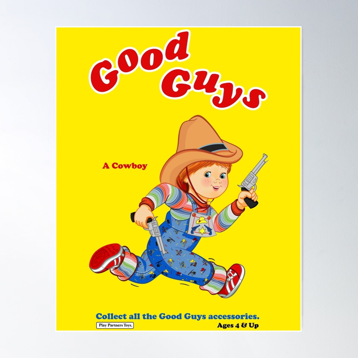 Good Guys - Cowboy - Child'S Play - Chucky Poster Wall Art, Modern Wall ...