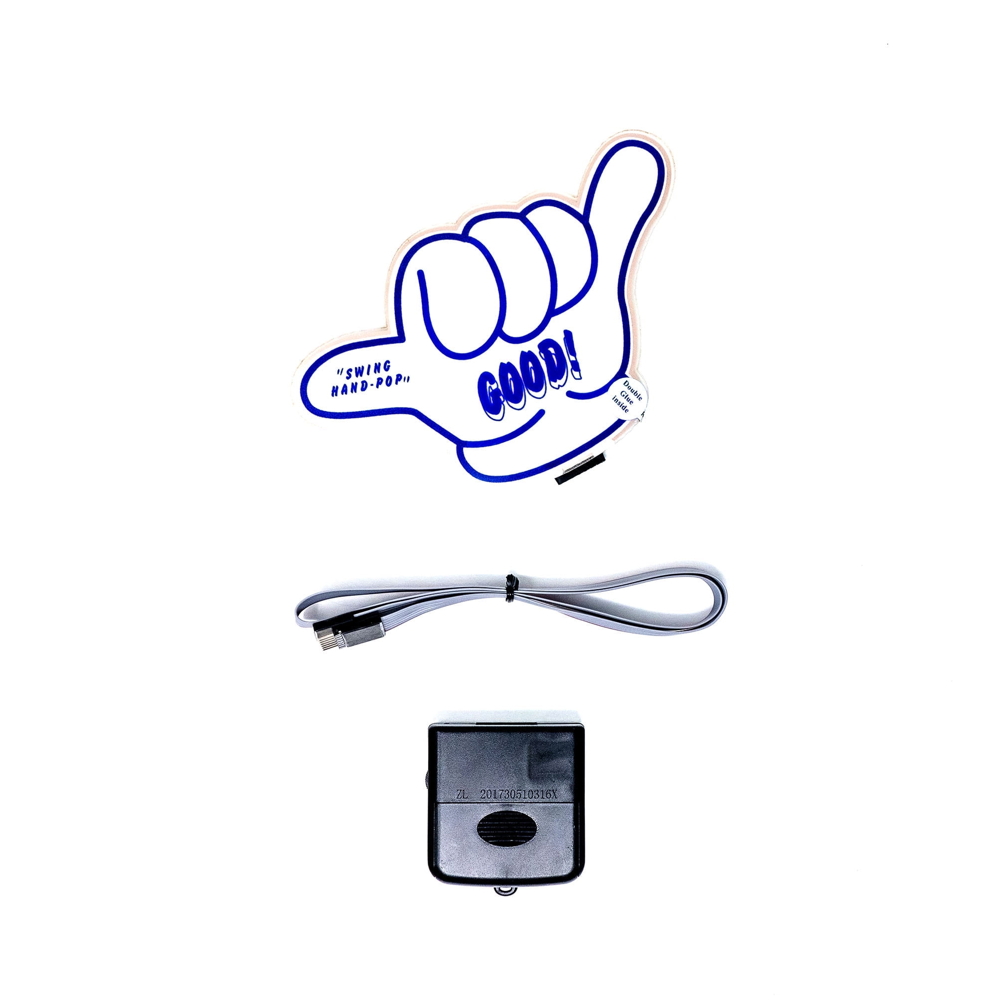 Good Hand LED Car Sign Sticker – 16x10cm Light-Up Decal, Flashing ...