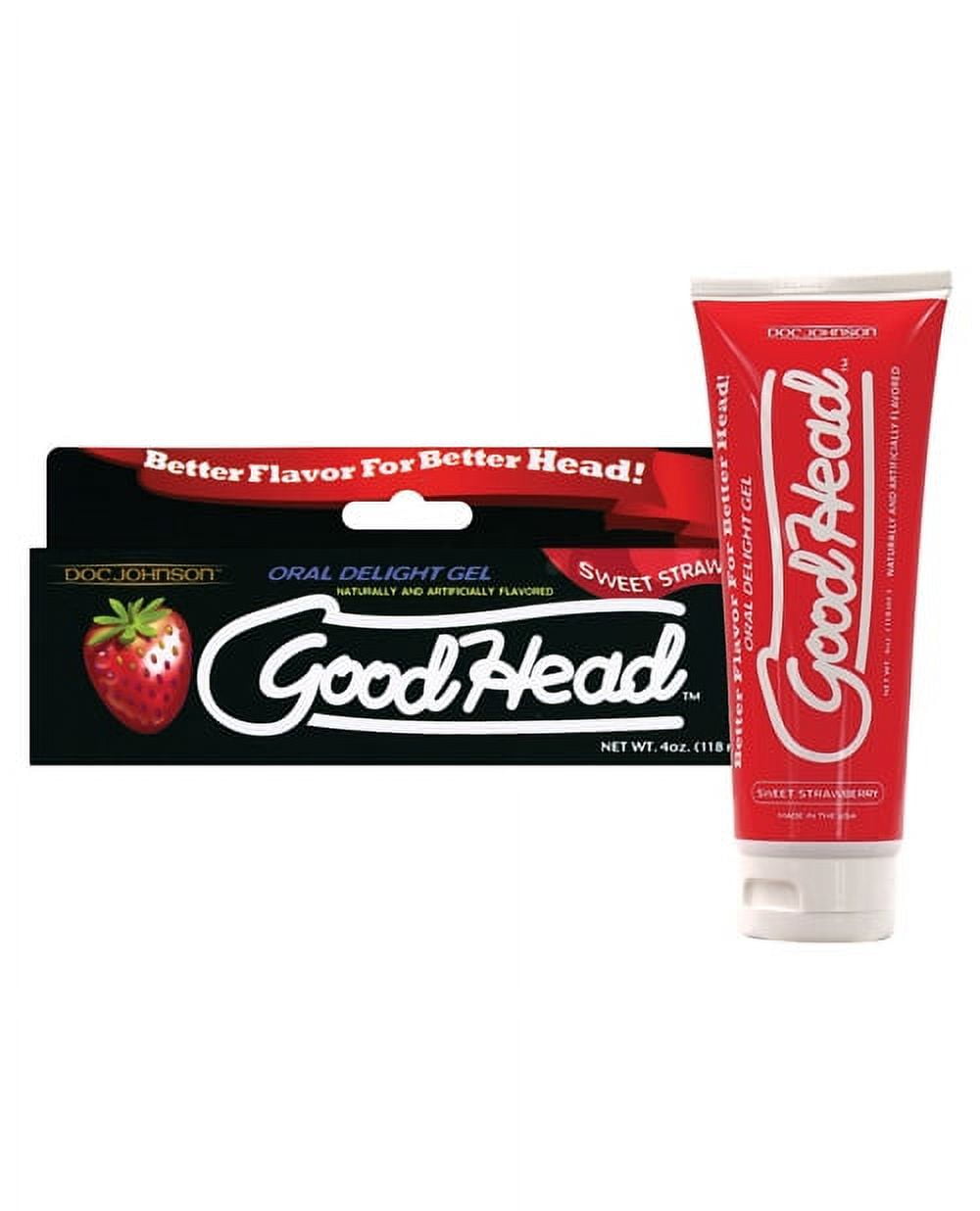 Good Head - Strawberry Flavored Oral Delight Enhancer - 4 Oz. - Walmart.com