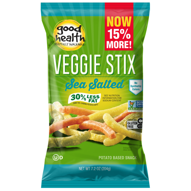 Good Health Inc. Veggie Stix Sea Salt 7.2 oz - Walmart.com