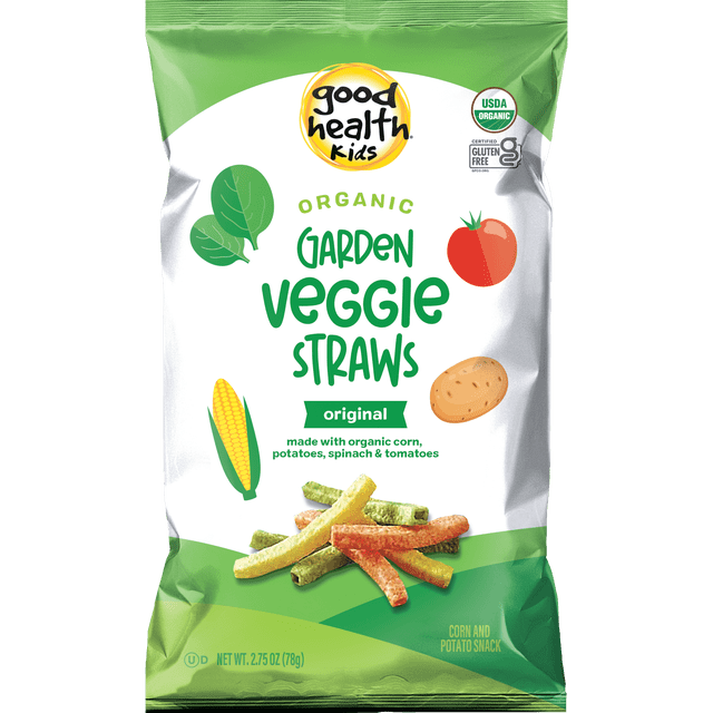 Good Health Organic Garden Veggie Straws 2.75oz Original - Walmart.com
