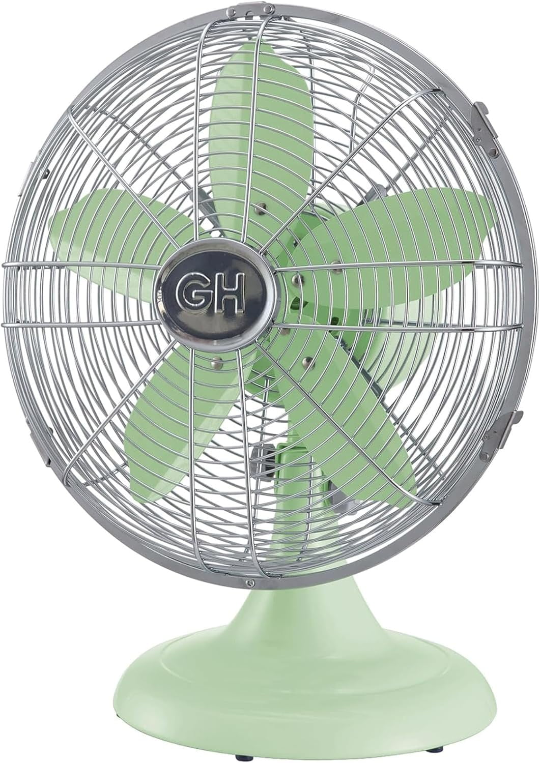 Good Housekeeping All-Metal (92607) Oscillating 12" Retro Desk Office ...