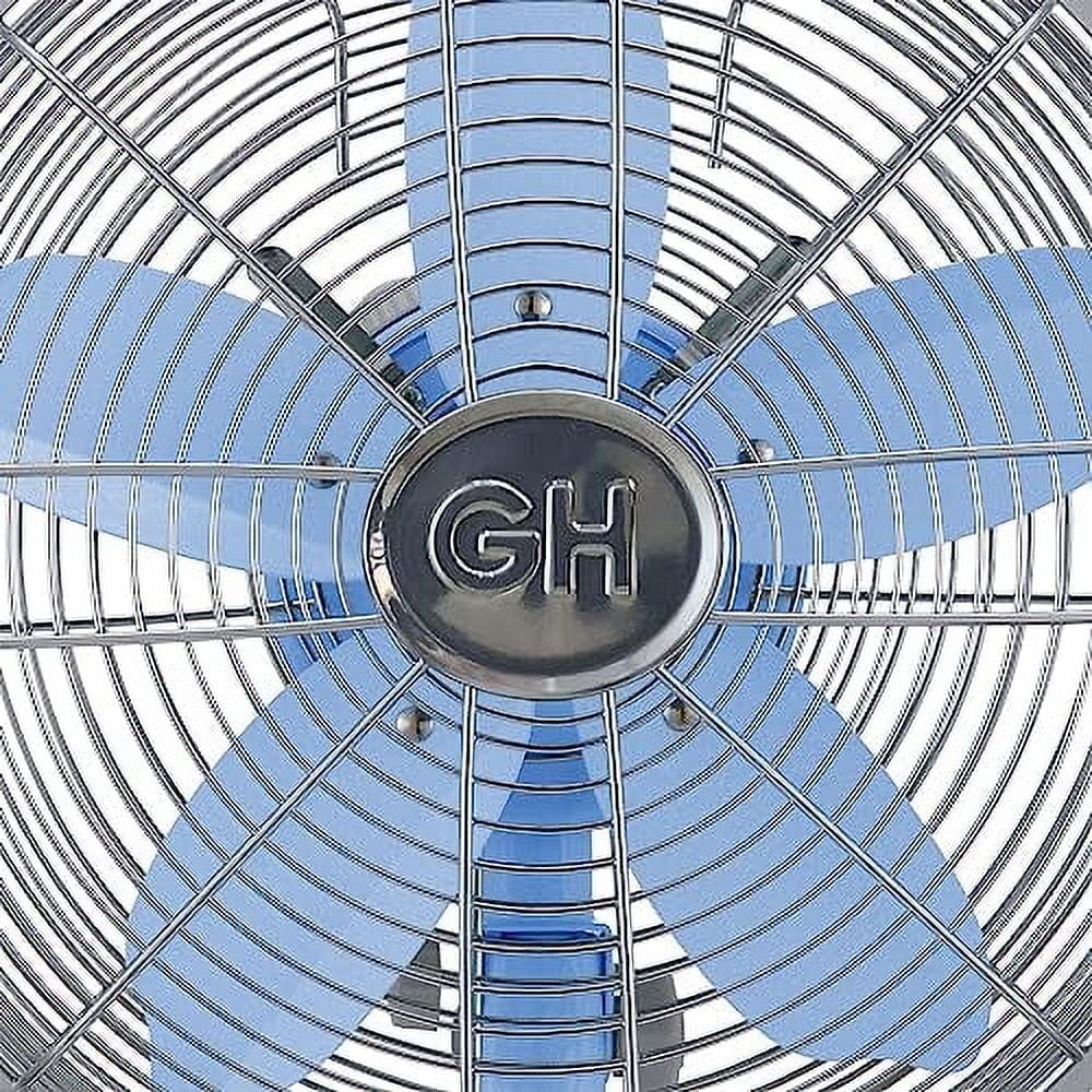 Good Housekeeping All-Metal (92608) Oscillating 12" Retro Desk Office ...