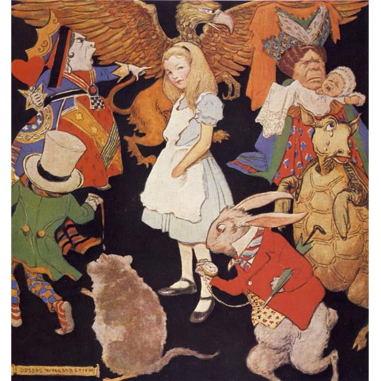 Good Housekeeping Mar 1923 Alice in Wonderland Poster Print by Jessie ...